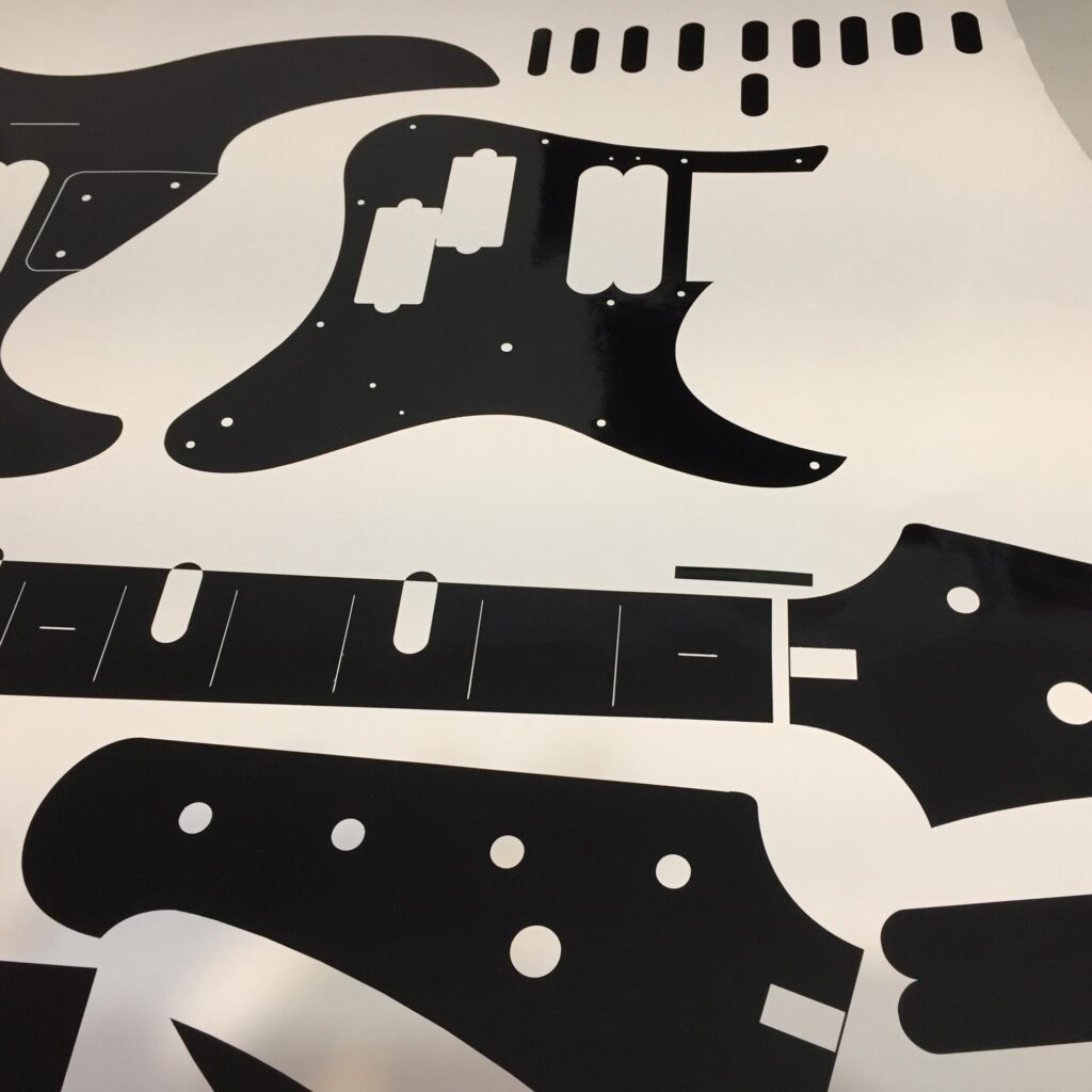 Attitude bass Routing Template. Build your own Sheehan bass. body and ...