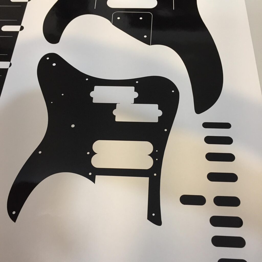 Attitude bass Routing Template. Build your own Sheehan bass. body and ...