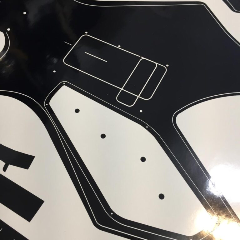 Warlock guitar Routing Template. Classic 80s metal guitar. Body, neck ...