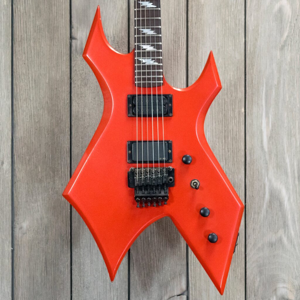 Warlock guitar Routing Template. Classic 80s metal guitar. Body, neck ...